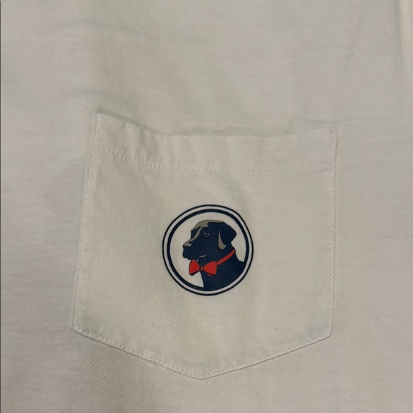 Southern Proper | Shirts | Southern Proper White And Blue Dog Logo Tee ...